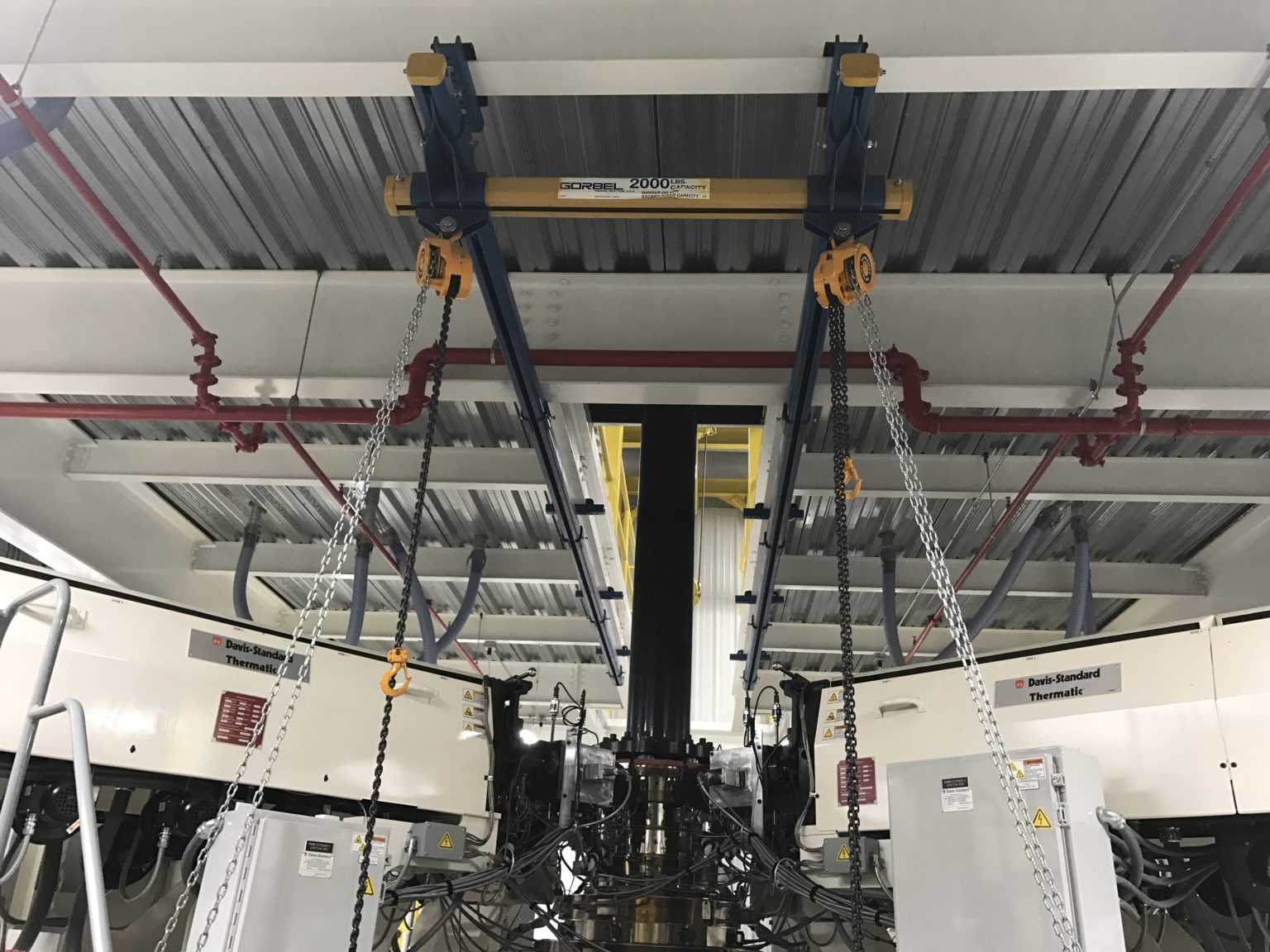 Gorbel Ceiling Mounted Bridge Workstation Crane