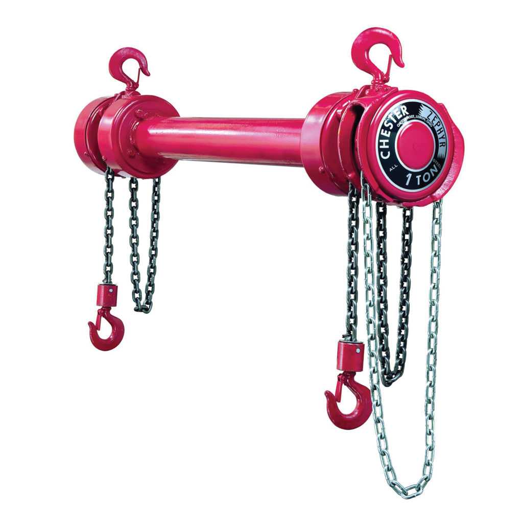 Chester Zephyr Twin Hook Hand Chain Hoist