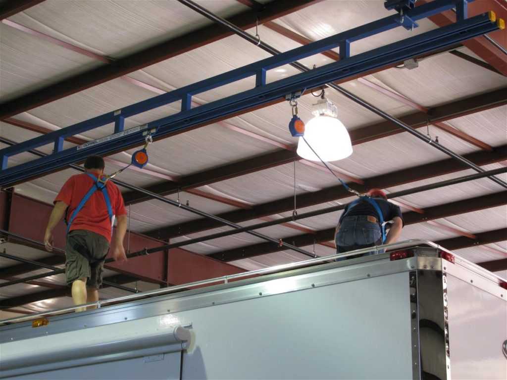 Gorbel TETHER TRACK Fall Arrest Ceiling Mounted Monorail